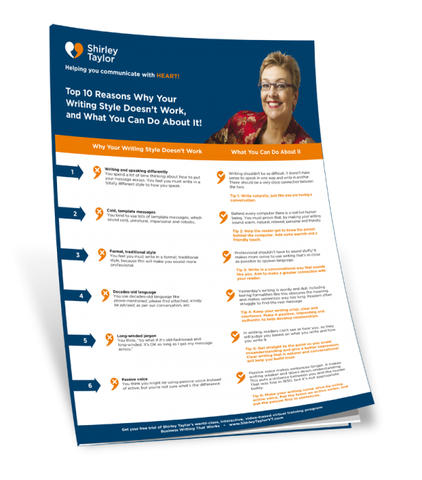 Shirley's Articles - How To Keep Your Business Writing Clear And Simple ...